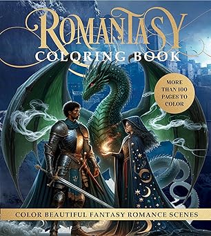 Romantasy Coloring Book: Color Beautiful Fantasy Romance Scenes ...